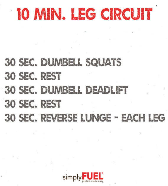 10 Minute Leg Circuit – simplyFUEL